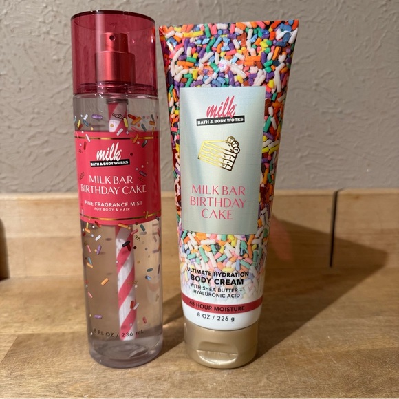 Bath & Body Works | Bath & Body | Nwt Milk Bar Birthday Cake Hydration ...